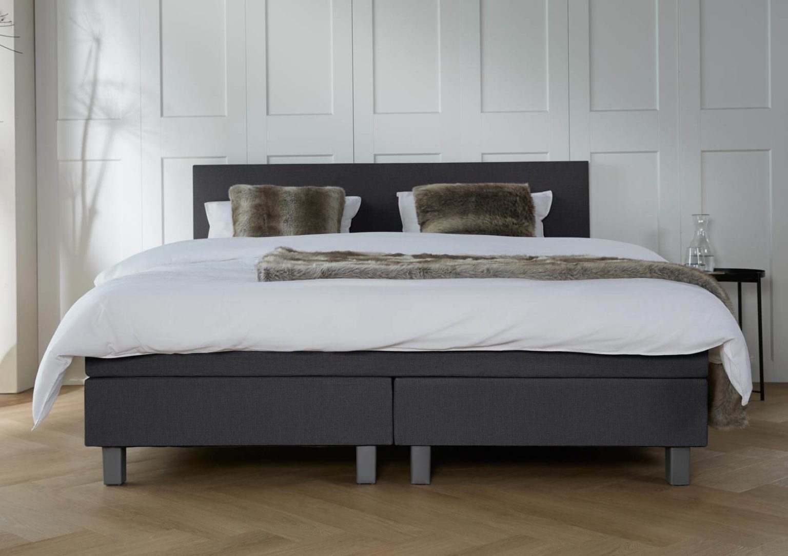 Boxspring Florence met één groot matras - goedkoop!